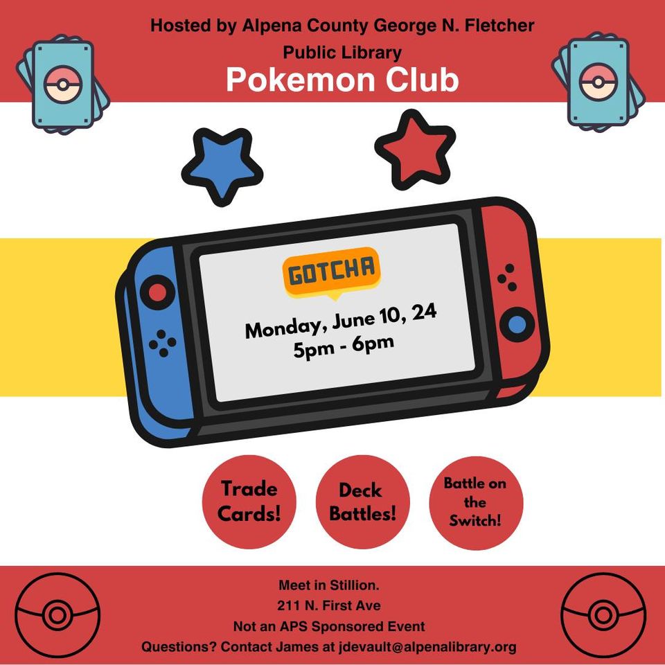 Pokemon Club | Visit Alpena