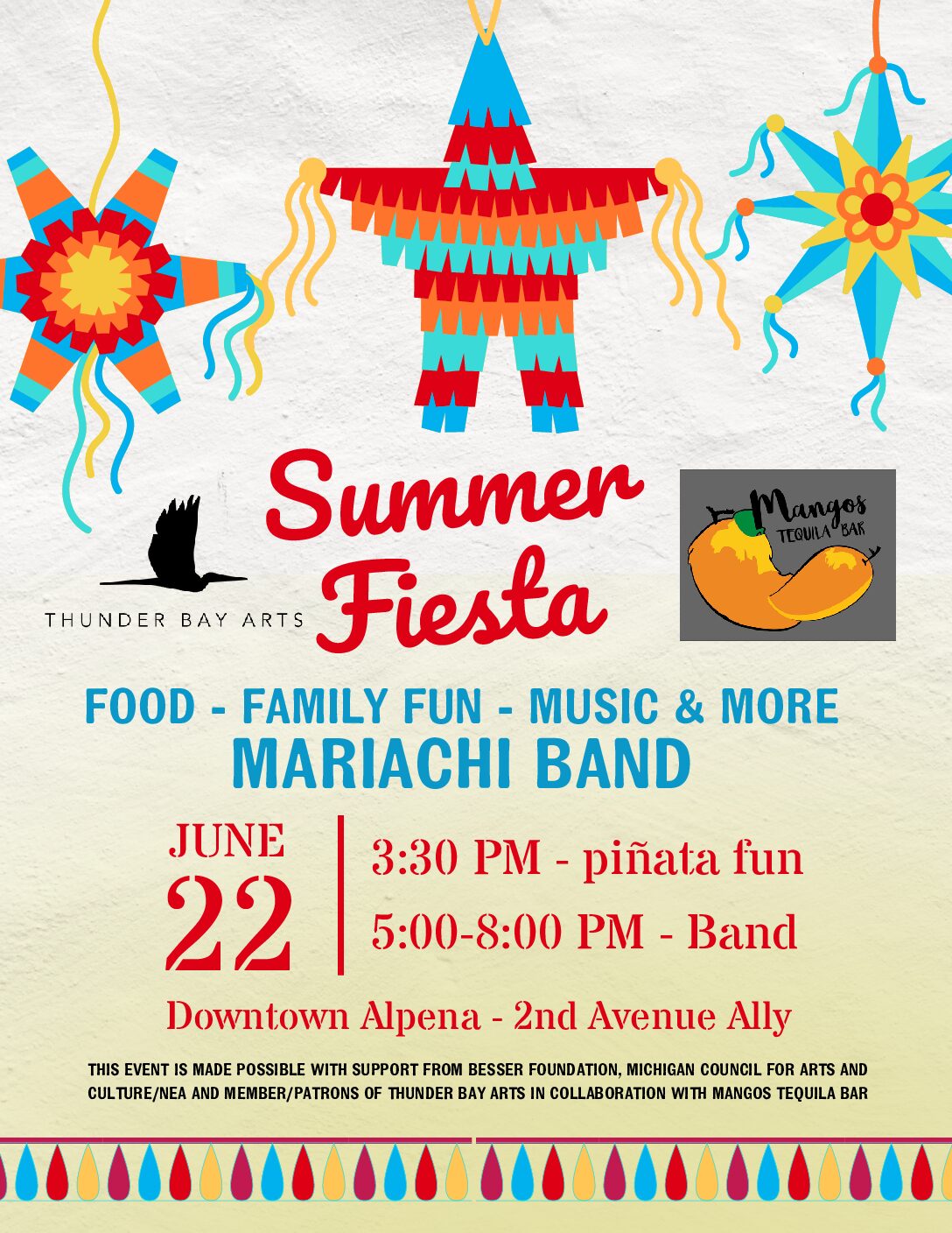 Summer Fiesta--hosted by Mango's Tequila Bar and Thunder Bay Arts ...