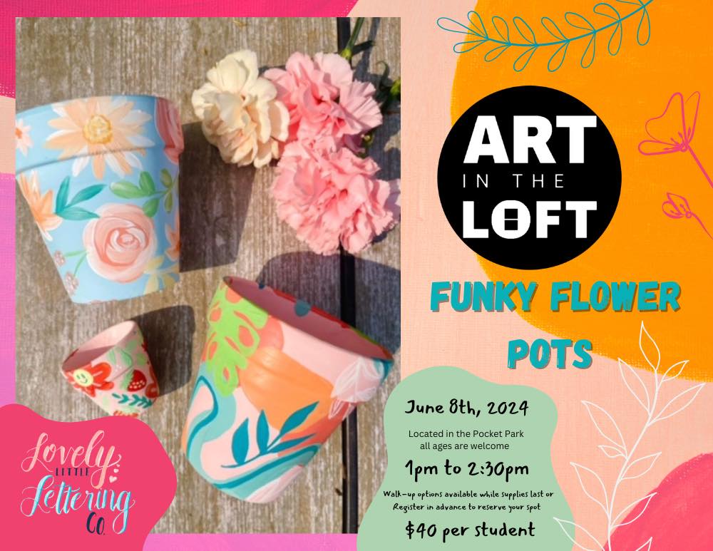Flower Fest: Funky Acrylic Flower Pots - Visit Alpena