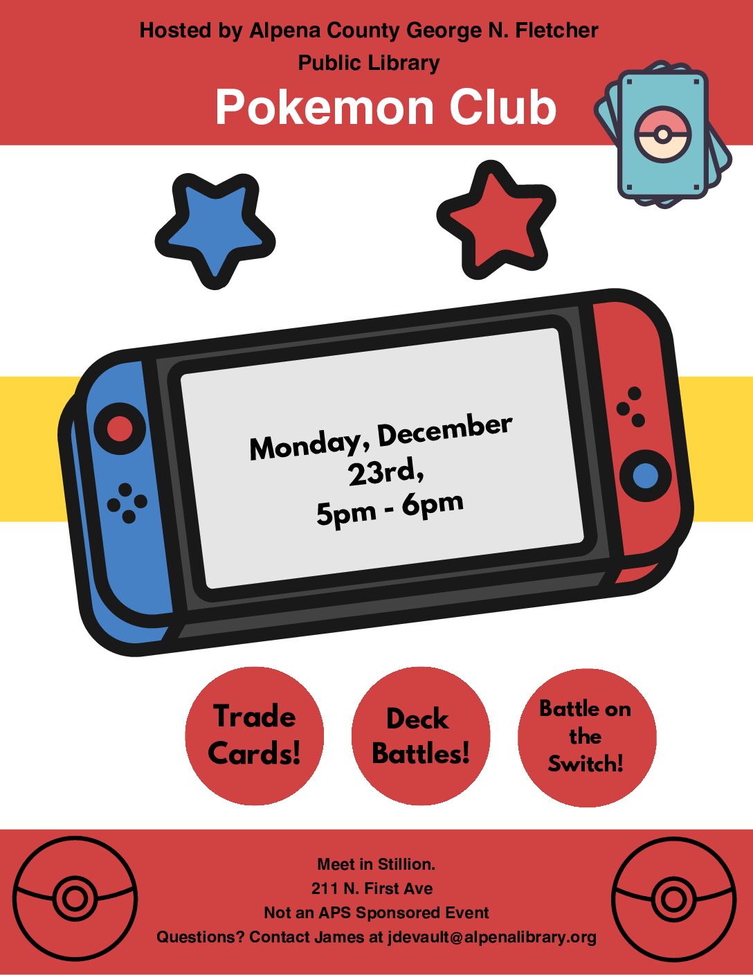 Pokemon Club - Visit Alpena