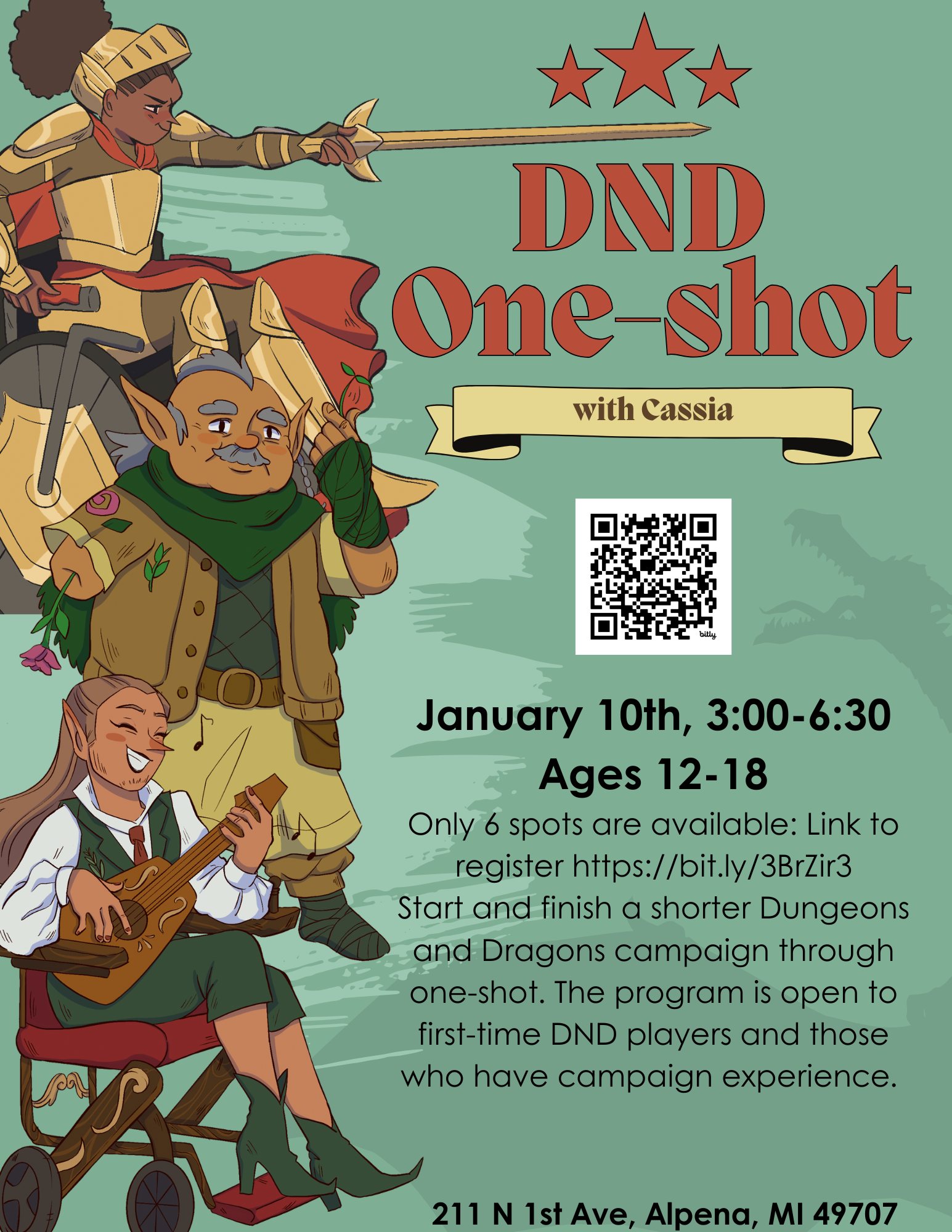 DnD Shorts - Visit Alpena