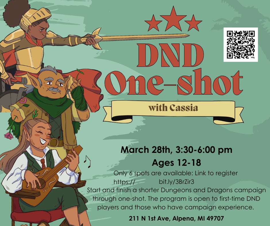 DnD Shorts - Visit Alpena