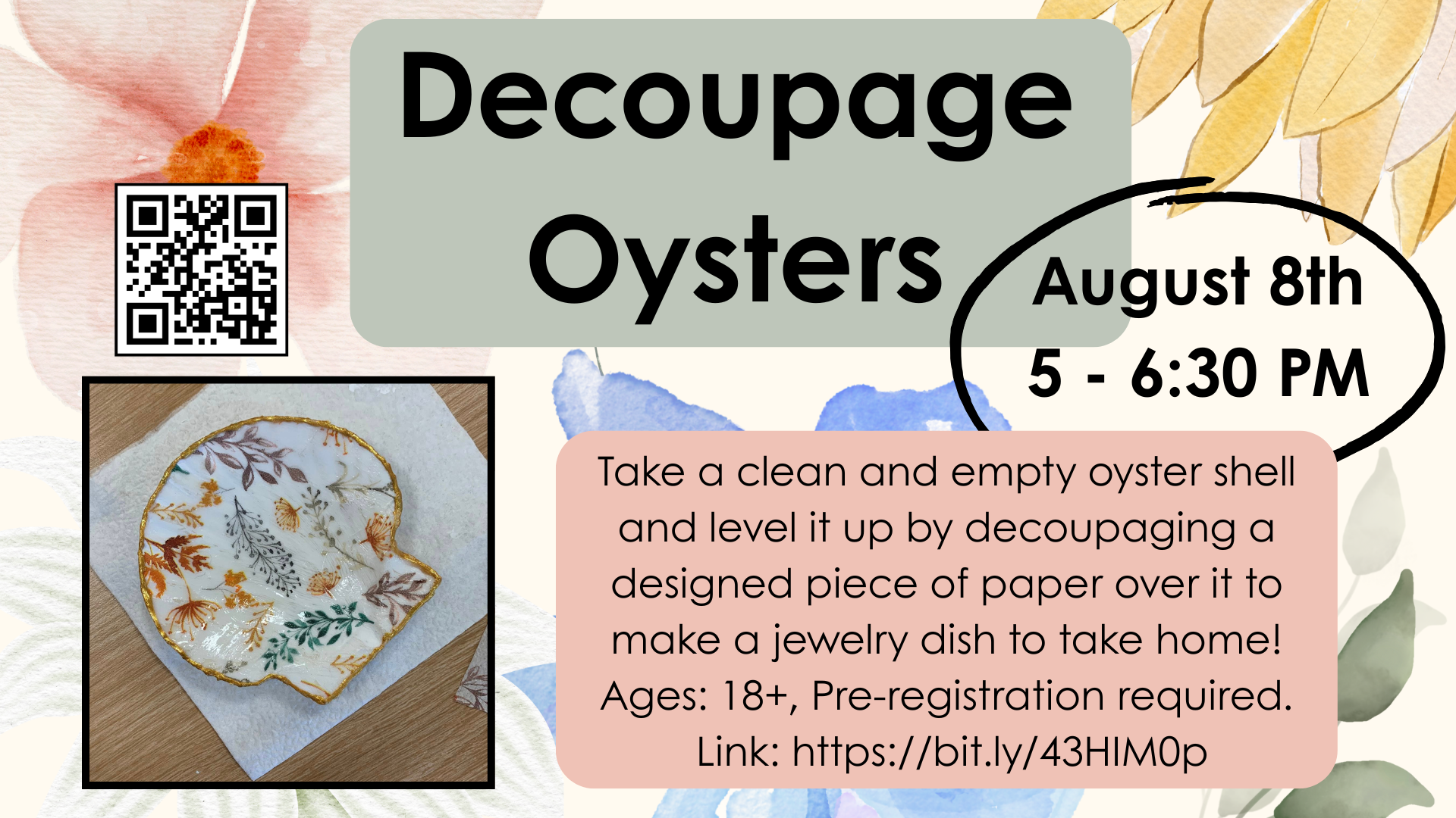 Decoupage Oysters | Visit Alpena